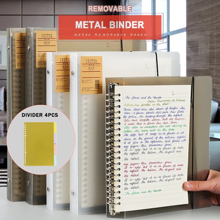 VK A5/B5 Loose-Leaf Refillable Binder Notebook and Refill Office ...
