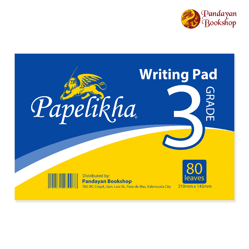 Papelikha Grade 3 Writing Pad 3s (80 Leaves Per Pad) | Shopee Philippines
