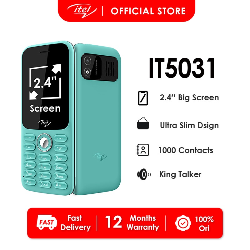Itel 5031Basic Keypad Phone | 2.4" | 1000 mAh | Shopee Philippines