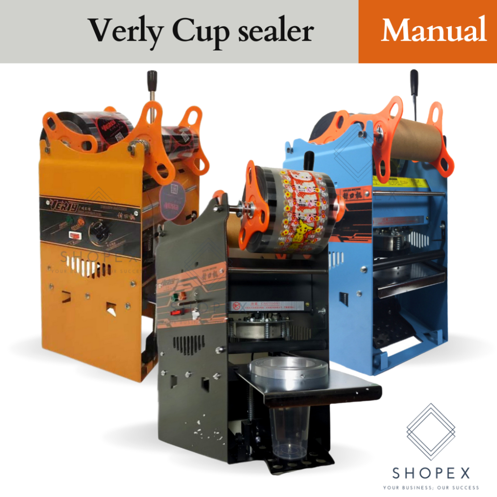 Verly Cup Sealer Machine w/o Counter/ Plastic sealer machine/ Milk Tea ...