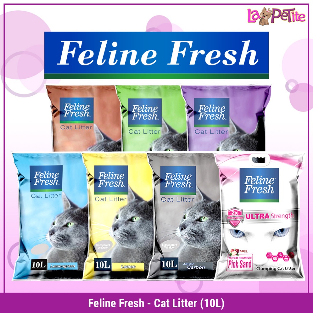 LAPETITE_Feline Fresh Clumping Cat Litter 10L | Shopee Philippines