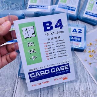 20pcs/pk Card case B1,B2,B3,B4,A1,A2,A3 Hard Vinyl Chloride Card case ...