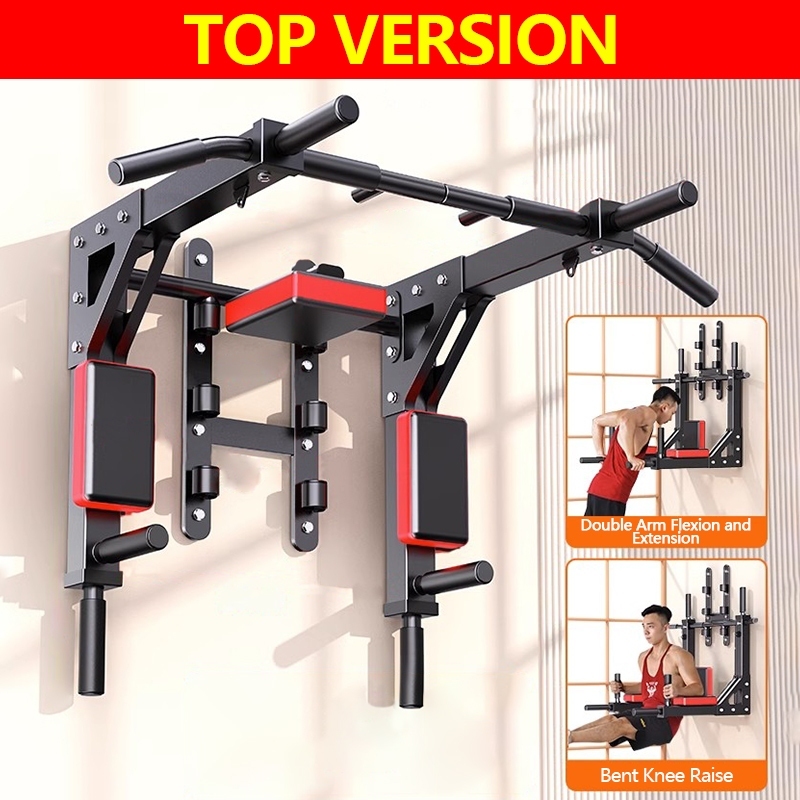 【COD】Multifunctional pull-up bar, wall-mounted single and double bar ...