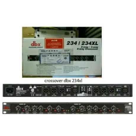 DBX 234/234XL Stereo 2 way/3 way / 4way Crossover Equalizer (black) | Shopee Philippines
