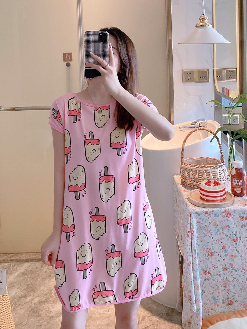 FannyFashion korean Duster for adult small built sleeepwear dress korea ...