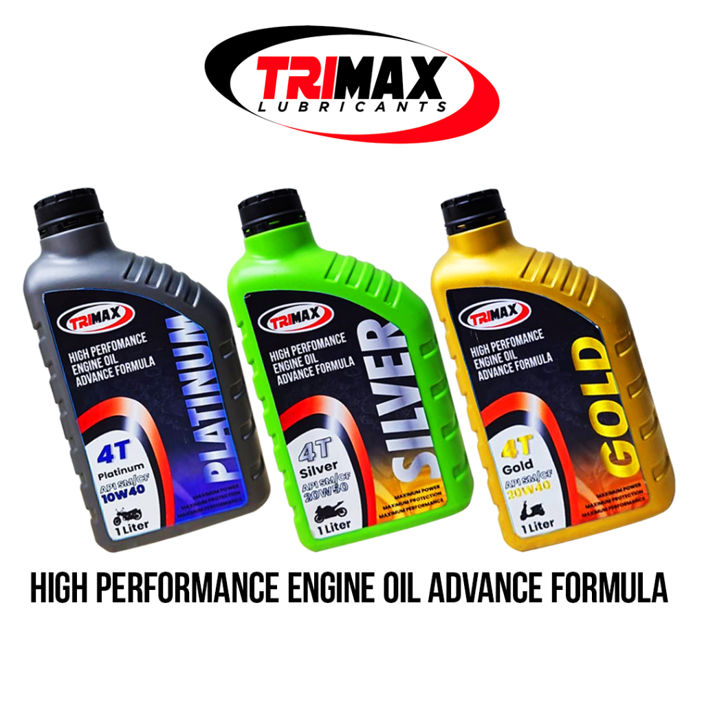 Trimax High Performance Motorcycle Engine Oil Advance Formula - SILVER ...