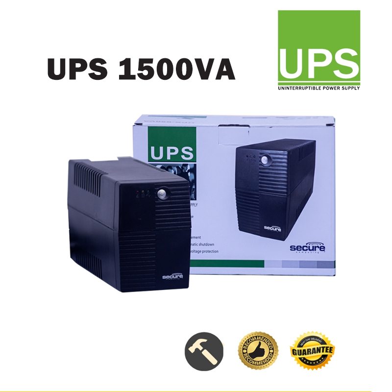 SECURE UPS 650VA/1000VA/1500VA/2000VA/3000VA Uninterruptible Power ...