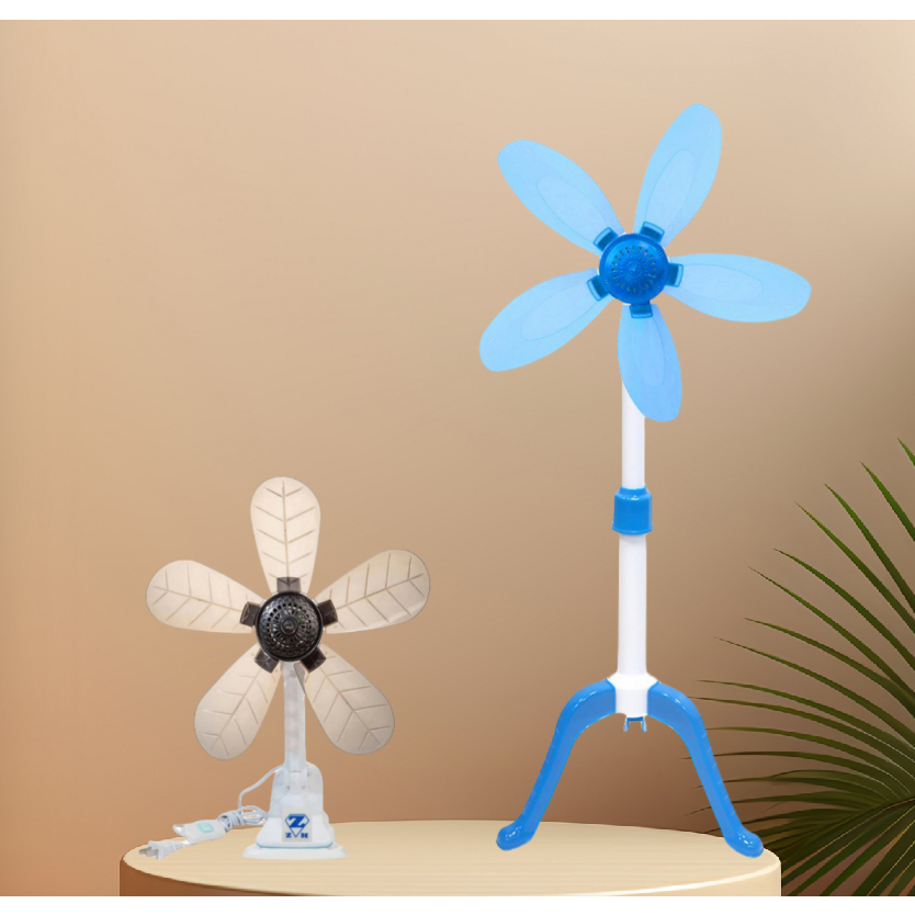 ZH 5 Blades Stand/Clip Fan Mini Clip Fan Portable Stand fan Clipfan ...