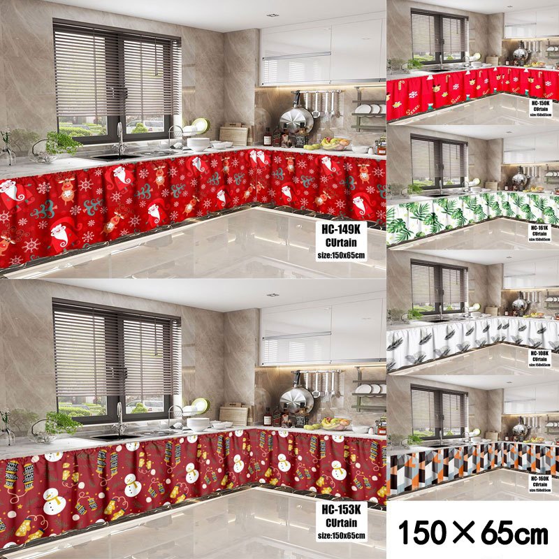 COD New sale home Classy Curtain for Kitchen Lababo / Sink Curtains 150 ...