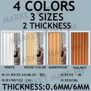 Sliding Door PVC Folding Door Sliding Door Home Room Divider Door Track ...