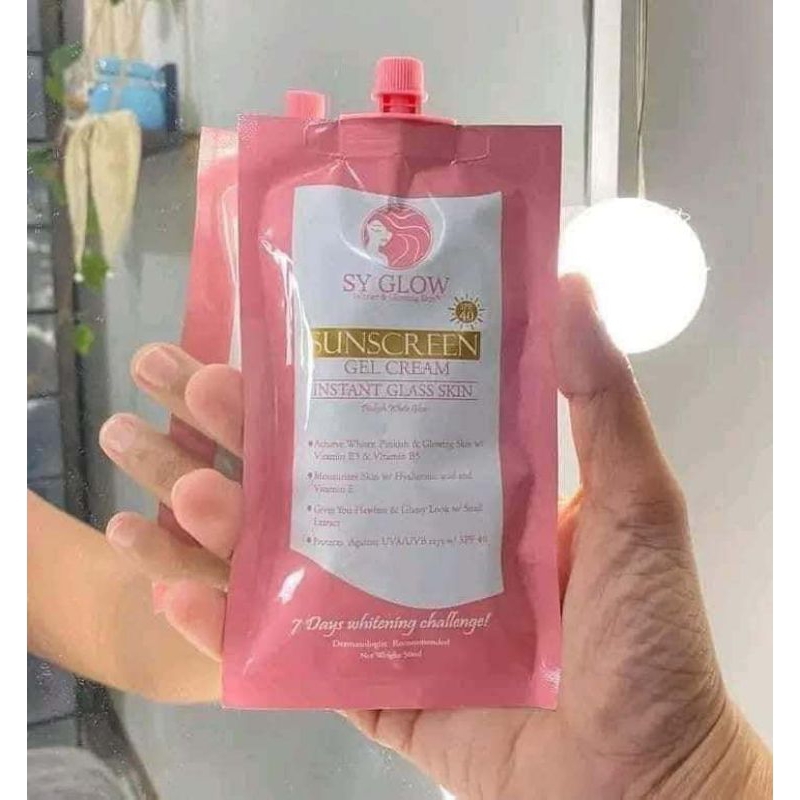 SY Glow Sunscreen Gel 50g | Shopee Philippines