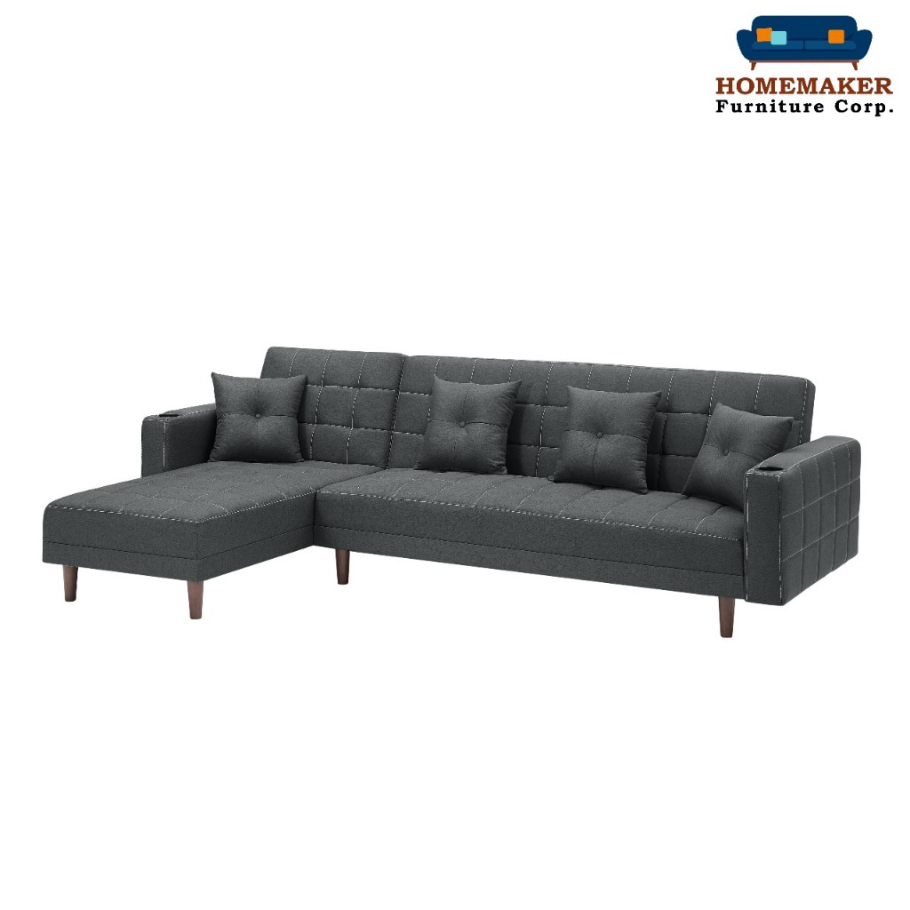 Homemaker Furniture New Luxury Premium Fabric 4 cushions & 2 cup ...