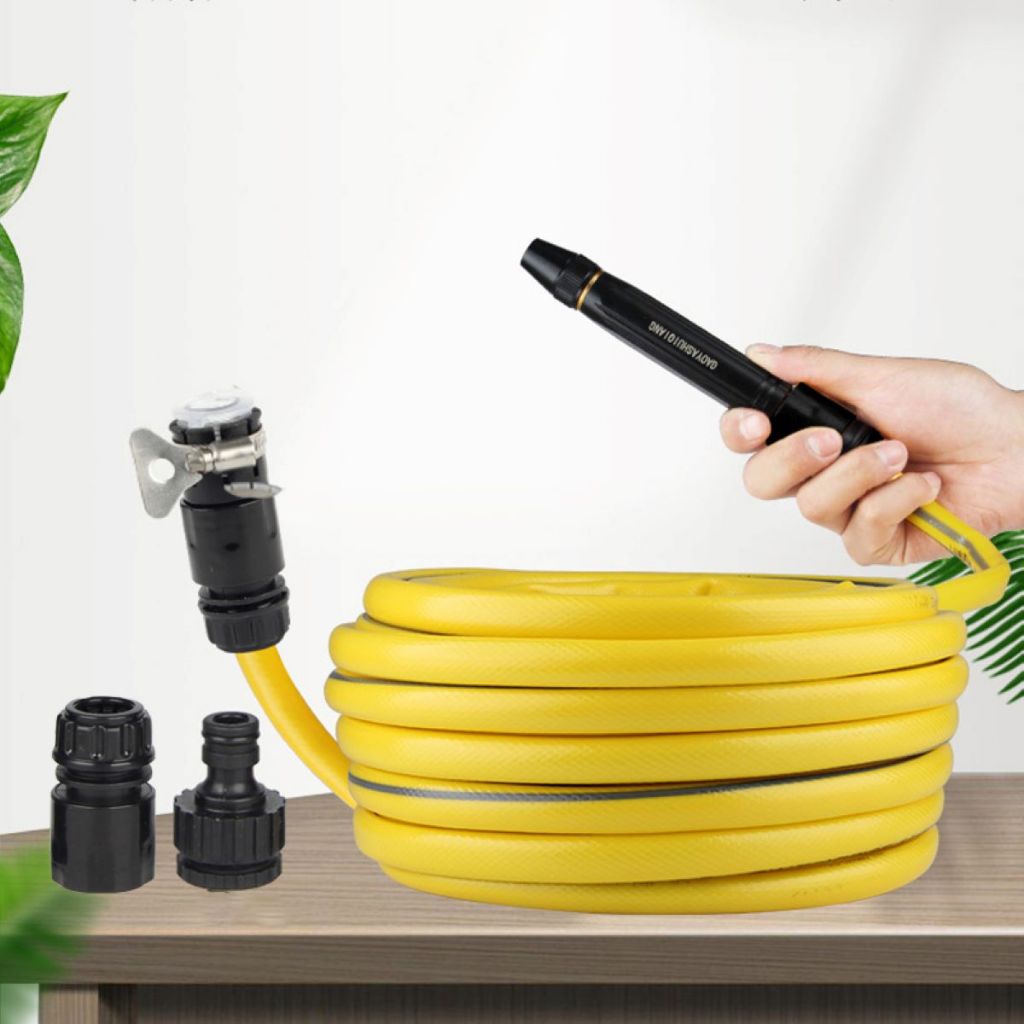 Garden irrigation water hose set kit multi-length adjustable water hose ...