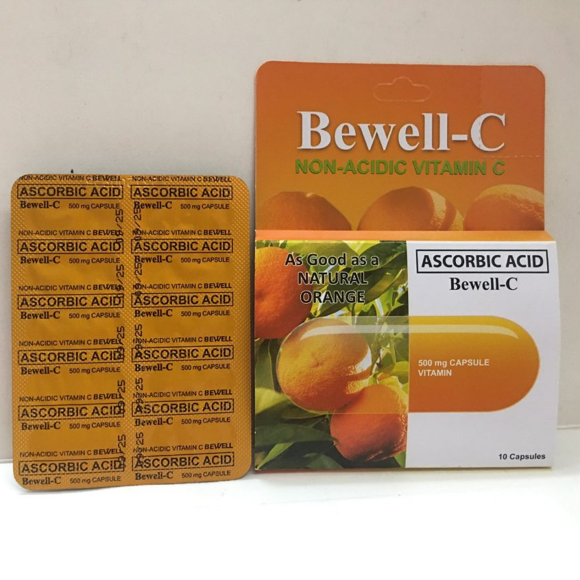 Bewell - C Non Acidic Vitamin C 500mg 10 PIECES ONLY per Pack | Shopee Philippines