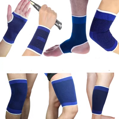 Sports Elbow Knee Pad Palm Guard Hand Bracer Ankle Wrist Support Gym ...