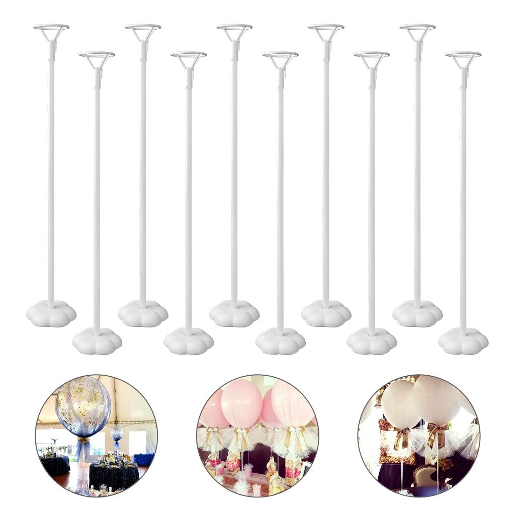 10 Pcs Set Balloons Column Base For Birthday Party Wedding Decoration ...