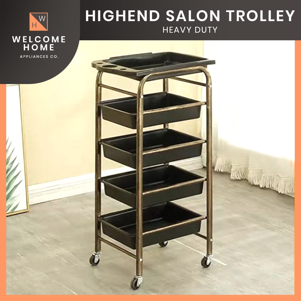 Heavy Duty Salon Highend Trolley for for hair salon 5 Layers barber ...