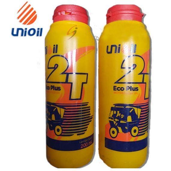(BOTTLE) UNIOIL 2T Eco plus Motorcycle Engine Oil - 200ML, 1L | Shopee ...