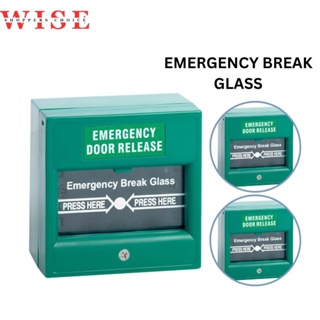 Fireproof Button Break Glass Emergency Door Release Fire Alarm Security ...