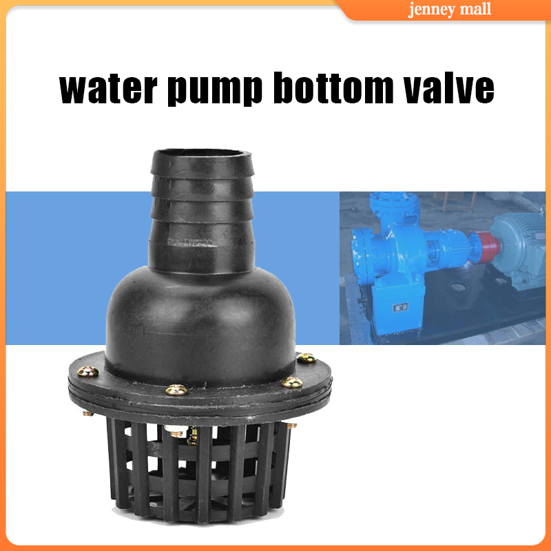 Water Pump Foot Valve Black PVC Low Pressure Flat Check 2" Inches Fit For Suction Hose Duct Hose ...