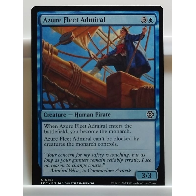 Azure Fleet Admiral (Magic the gathering) | Shopee Philippines