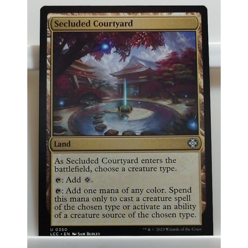 Secluded Courtyard (Magic the gathering) | Shopee Philippines