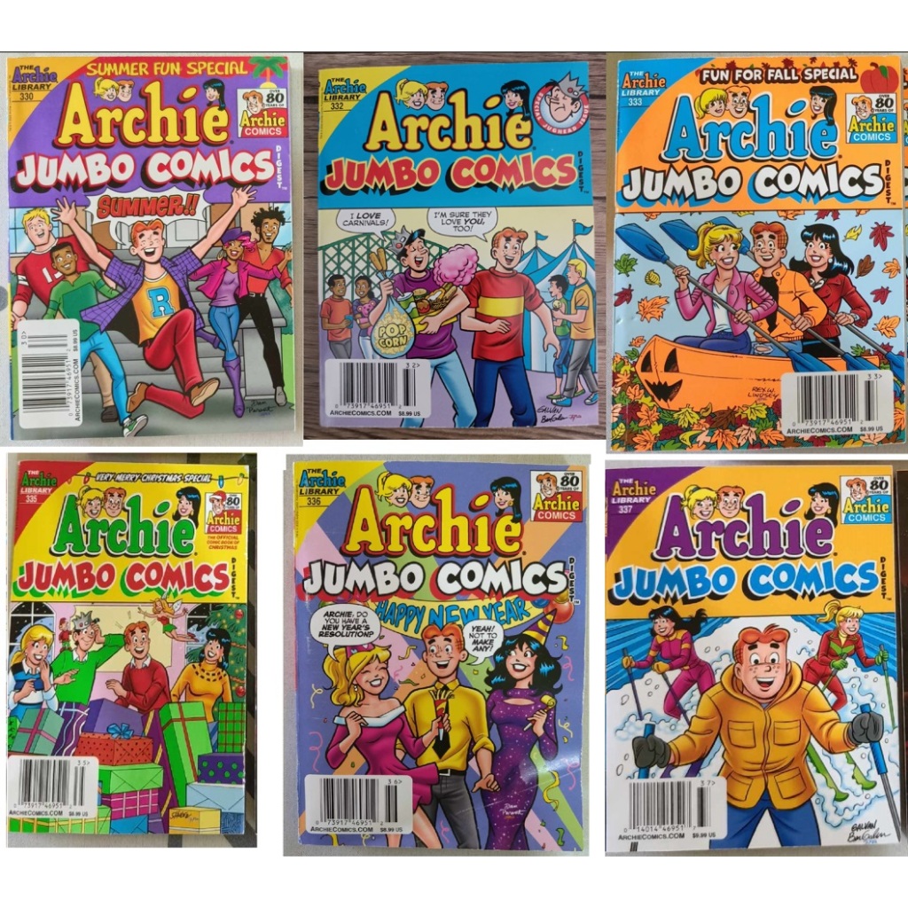 Archie JUMBO COMICS Digest (#330, 332, 333, 335, 336, 337) | Shopee ...
