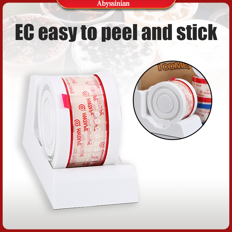 800pcs/roll EC Easy Tear Sticker Sticker Tape For Drinks Takeaway ...