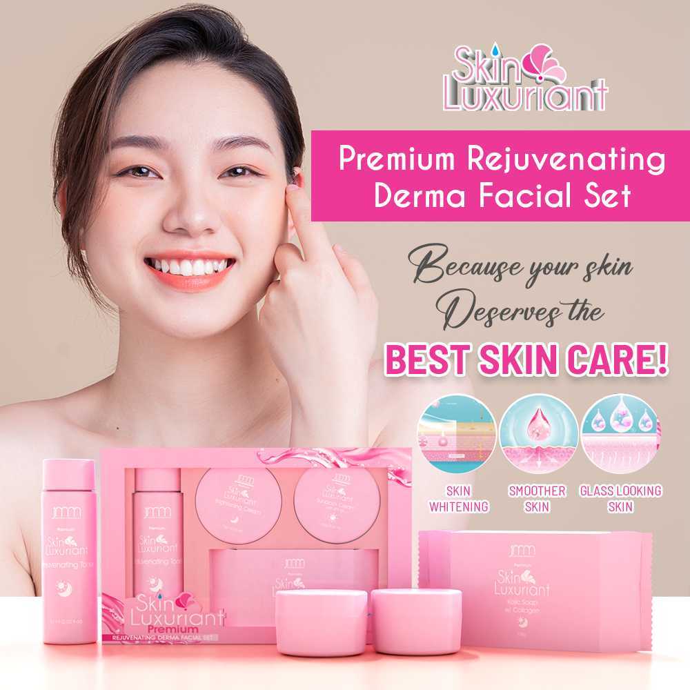 100% Authentic Skin Luxuriant Rejuvenating Derma Facial Set (New ...