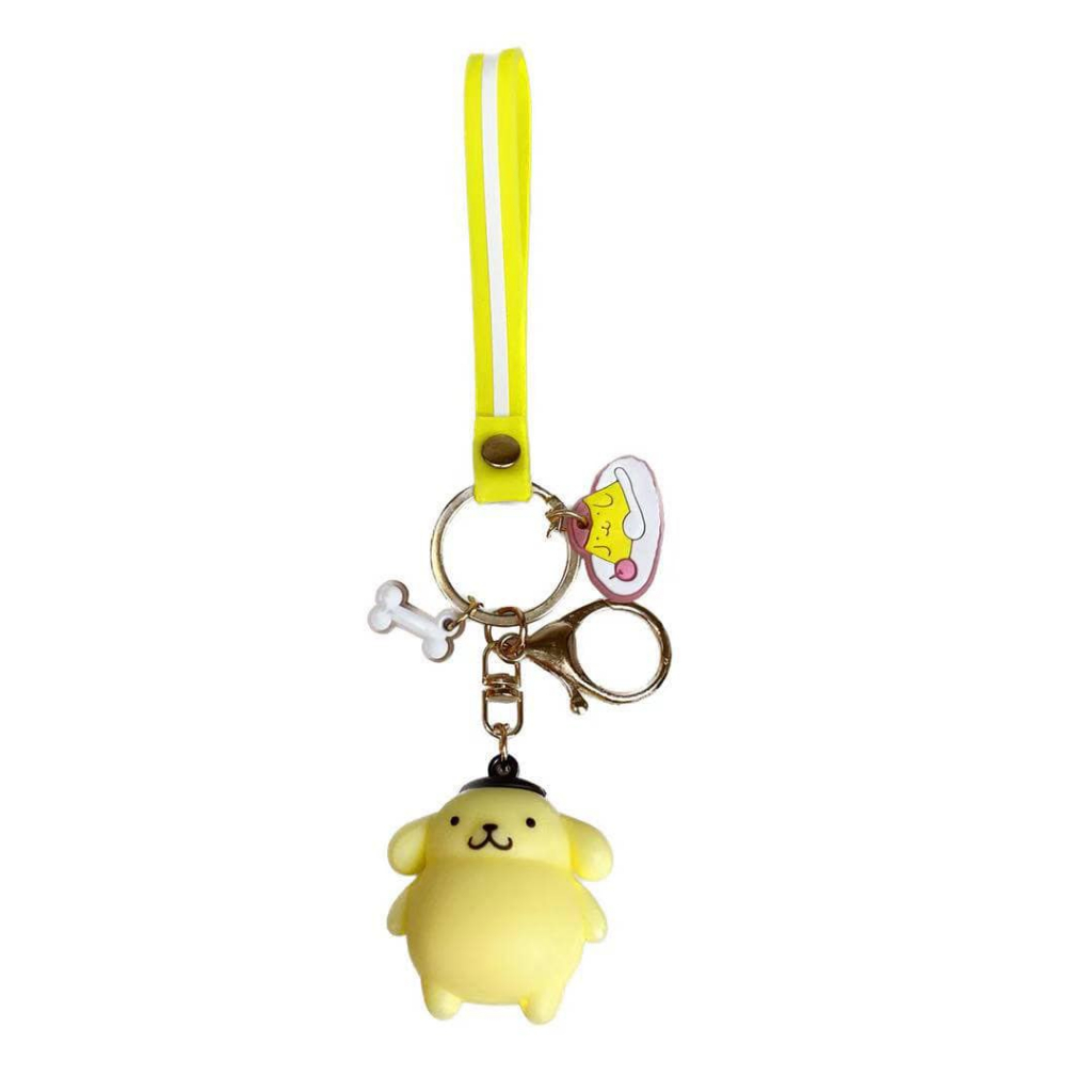 JERRY888 1pcs Keychain Kitty Melody Keroppi Badtz Pom Purin Cinnamon ...