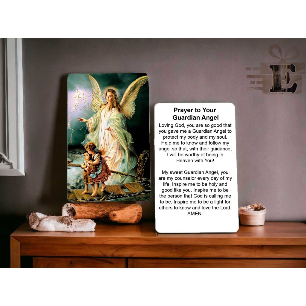 Emmanuel Gift/s for You - GUARDIAN ANGEL (PVC CATHOLIC PRAYER CARD ...