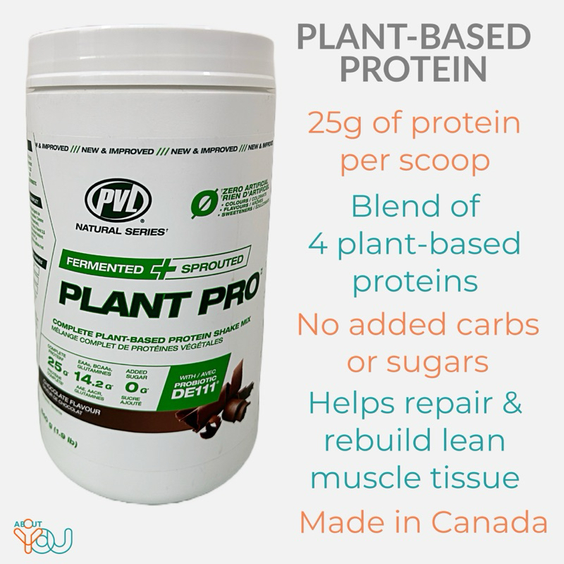 PVL Plant-Pro Chocolate Flavor (Plant-based Protein), 840g | Shopee ...