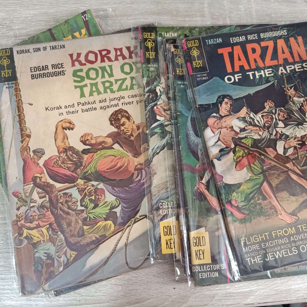 Tarzan and Korak comics from the 1960s - GD condition - price per piece ...