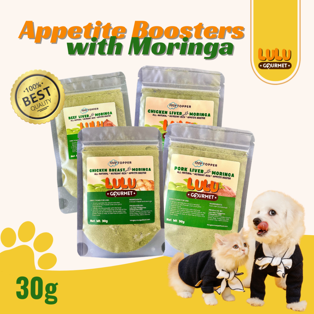 Food Toppers with Moringa Combo, Lulu Gourmet Appetite Booster for Cats ...