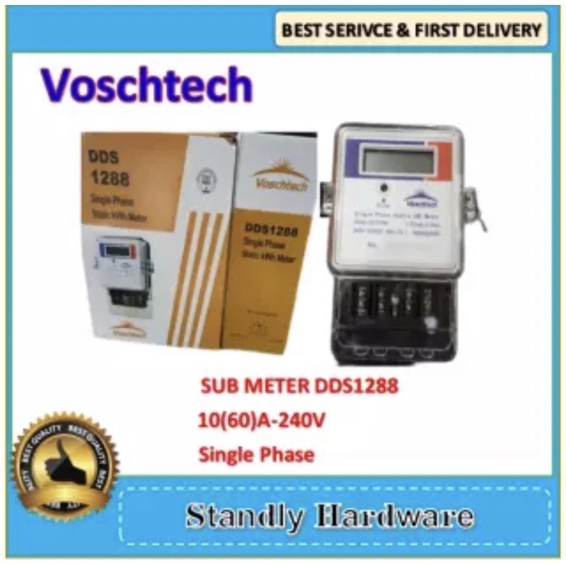 VOSCHTECH ELECTRONIC SUB METER ELECTRIC METER ELECTRICITY METER ...
