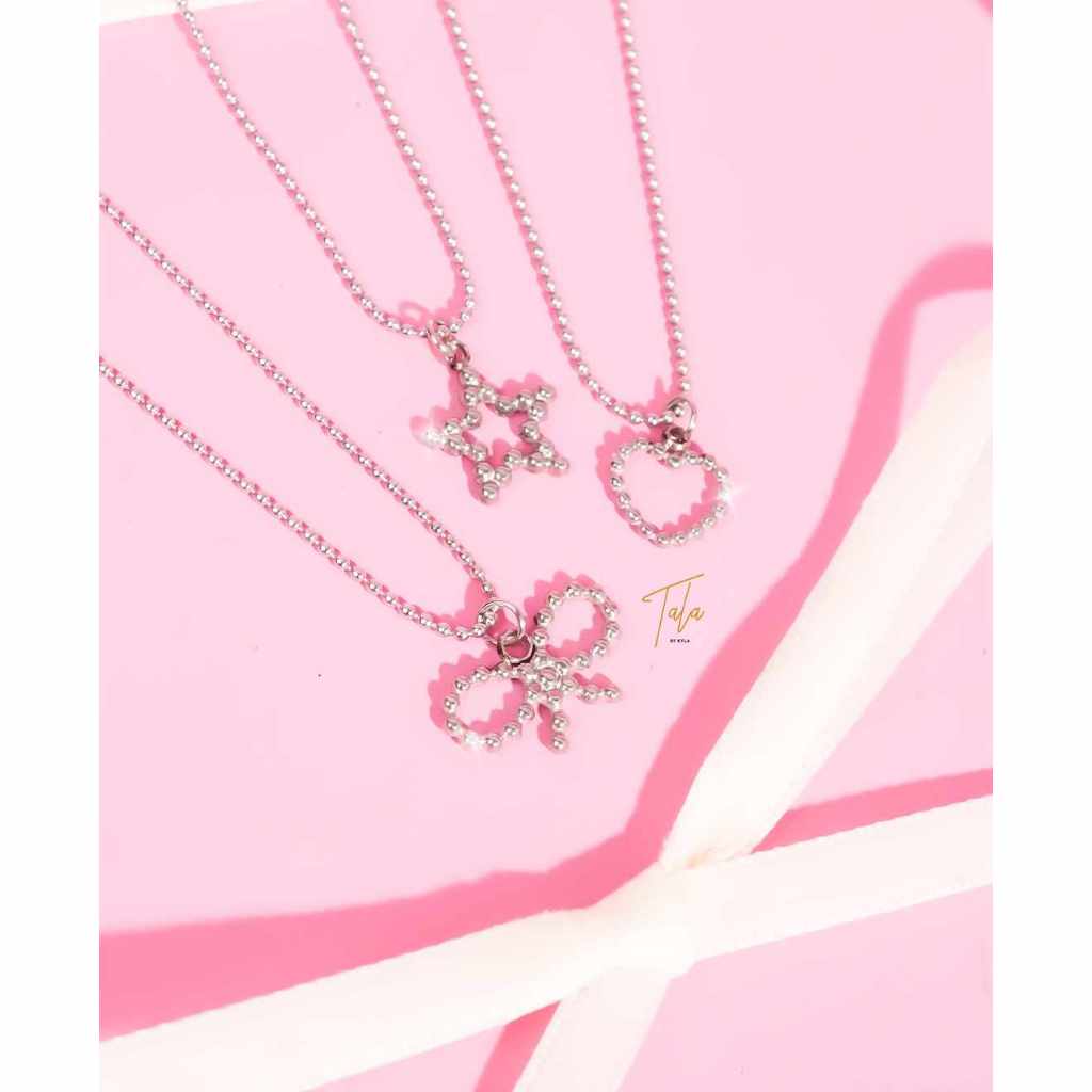 TALA By Kyla Silver Bubble Collection Stainless Steel Hypoallergenic ...