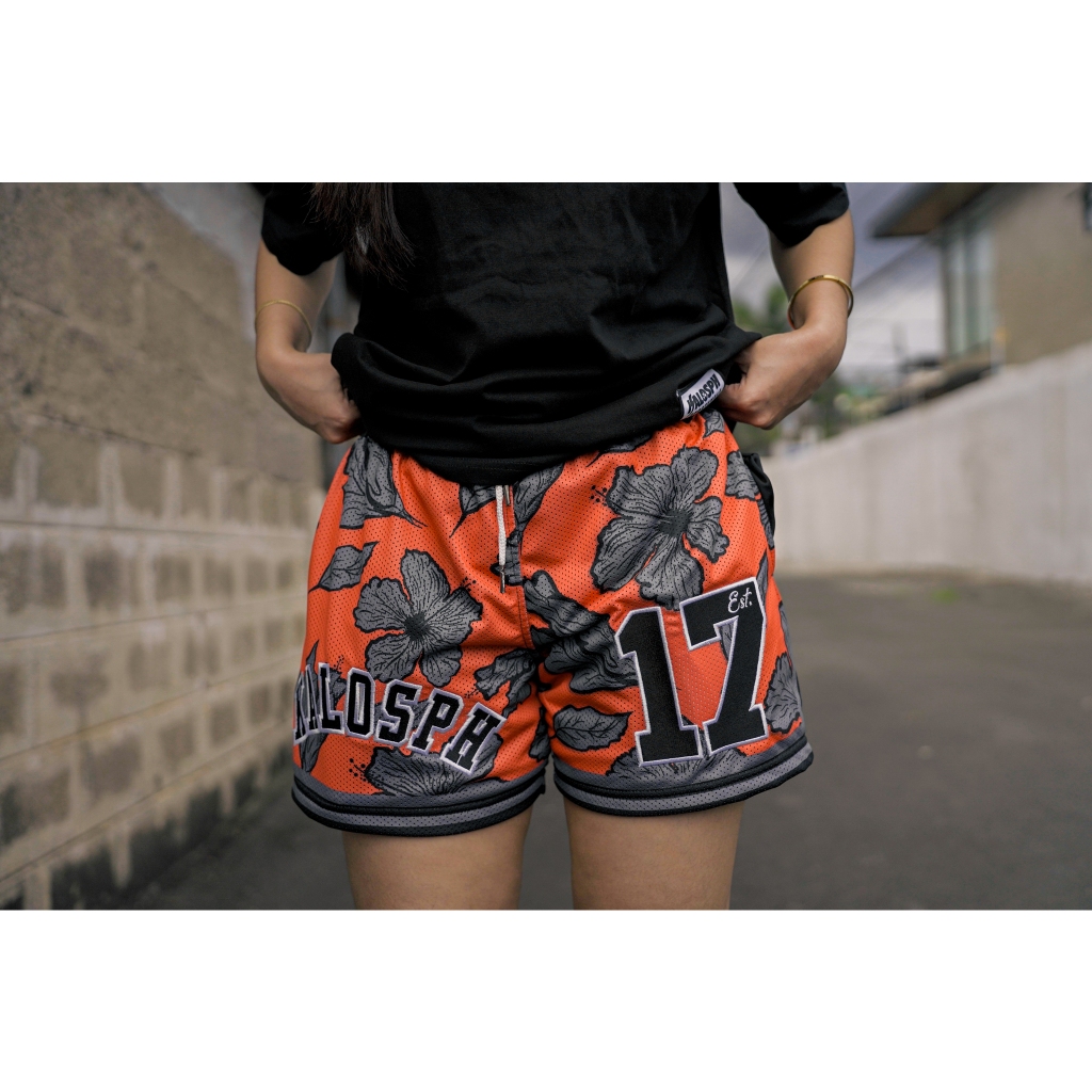 KALOSph "ORANGE" CONCEPT MICROCOOL MESH SHORTS | Shopee Philippines