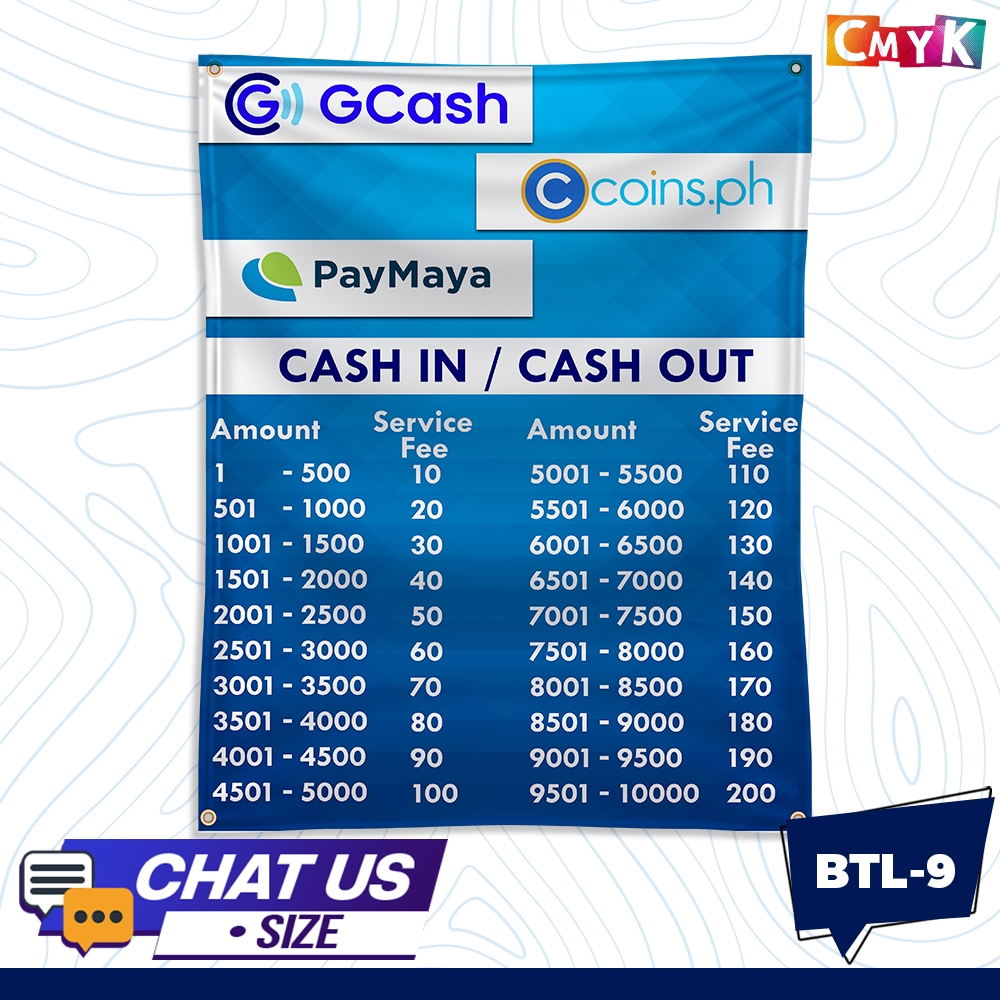 CMYK Available here Tarpaulin Cash in/Cash out Loading Station Payment ...