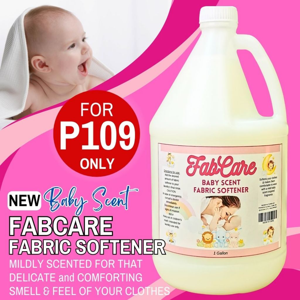 NEW Fabcare Baby Scent Fabric Softener 1 Gallon size | Shopee Philippines