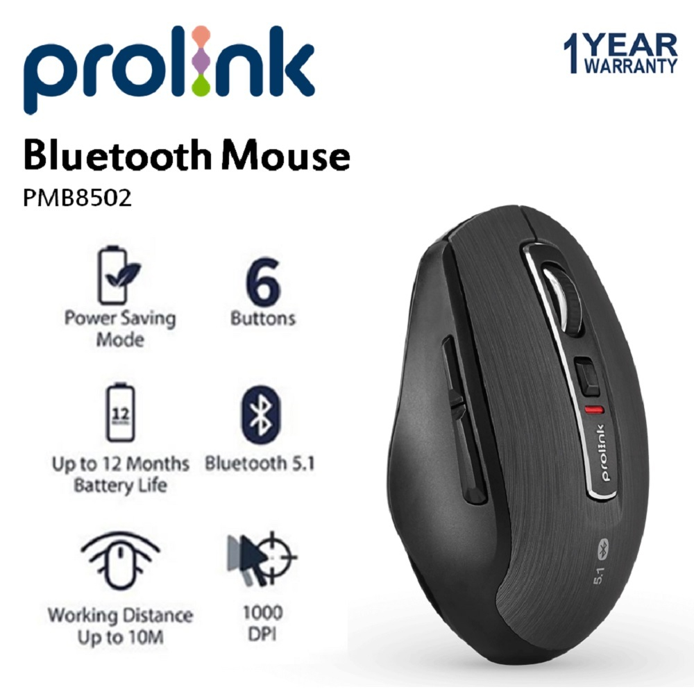 Prolink PMB8502 5.1 Bluetooth Optical Mouse | Shopee Philippines