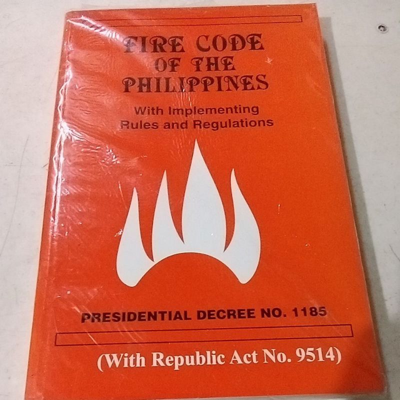 Fire Code of the Philippines. | Shopee Philippines