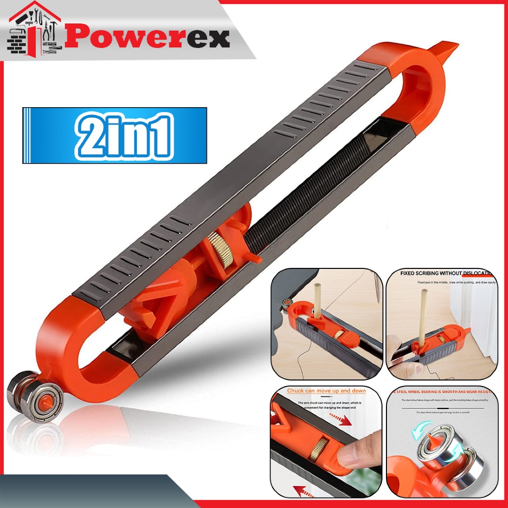 Contour Gauge Scribe Precise Profile Gauge Tool Woodworking Edge Corner