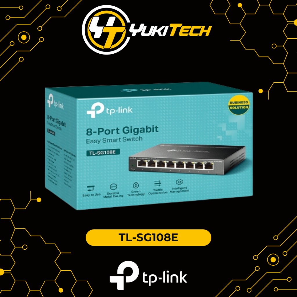 TP-Link TL-SG108E 8-Port Gigabit Easy Smart Switch | Shopee Philippines