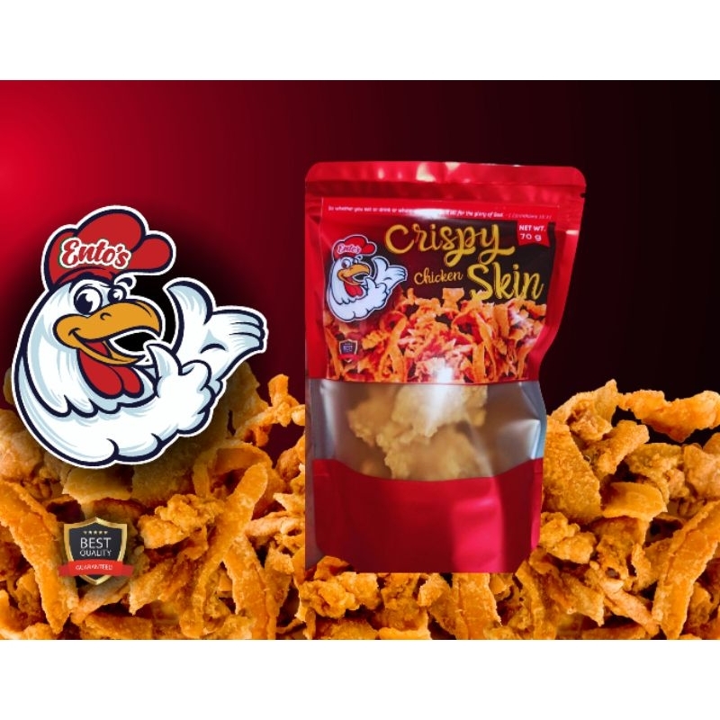 Ento's Crispy Chicken Skin | 70g | Crispy Chicken Skin | Shopee Philippines
