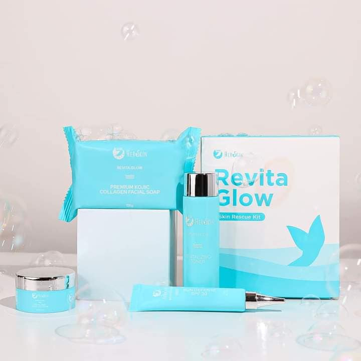 NEW PACKAGING Her Skin Revita Glow Skin Rescue Kit by Kath Melendez ...
