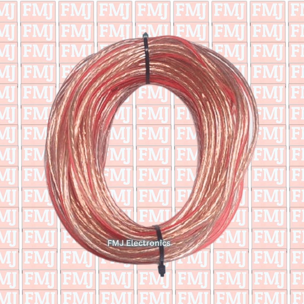 FMJ Speaker Wire #18 Cable Wire 5/10/15/20Meters (Per cut) Speaker ...