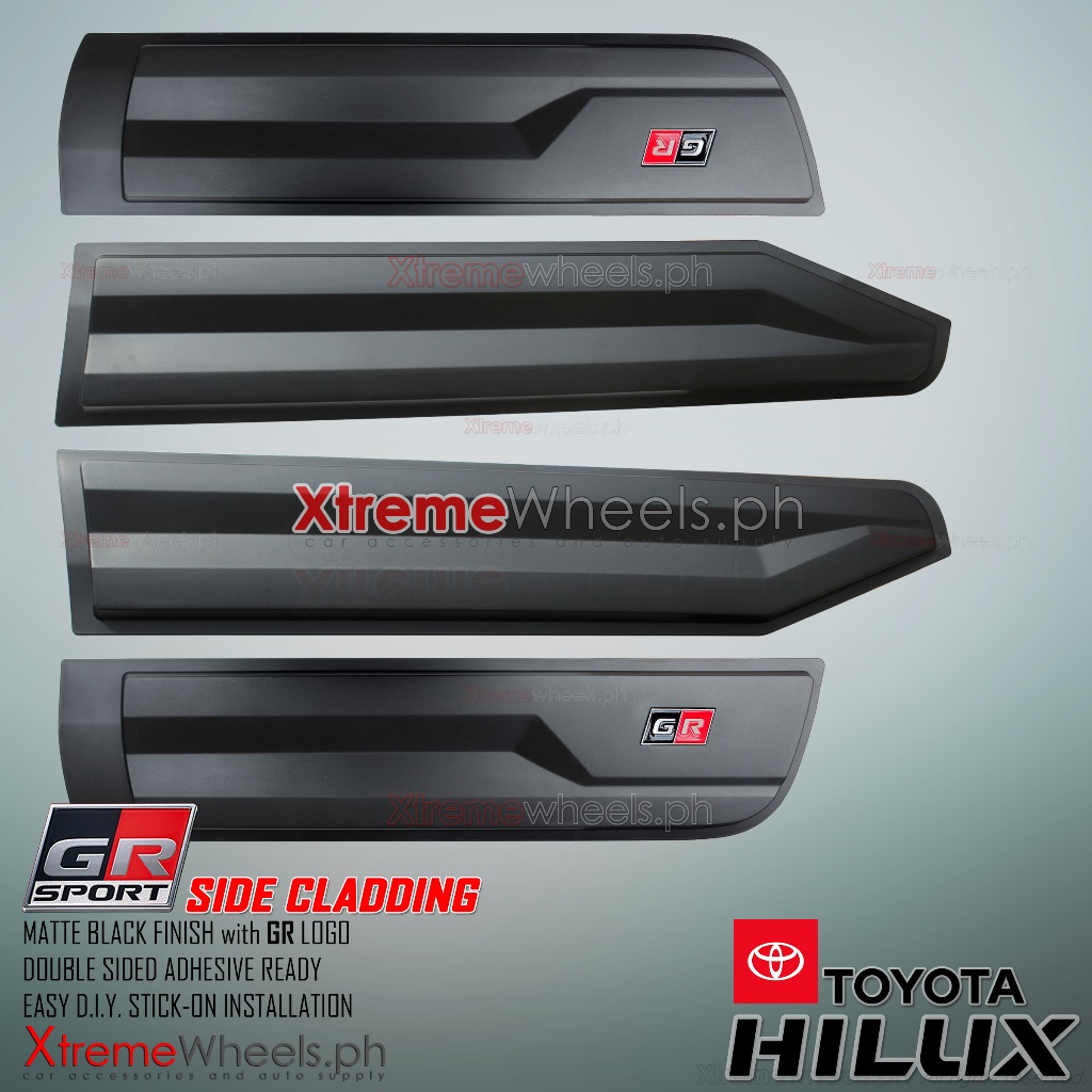 Toyota Hilux J E G V Conquest 2016 to 2026 GR Side Moulding / Door ...