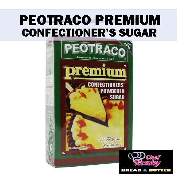 Premium Confectioners' Powdered Sugar Peotraco (450grams) | Shopee ...