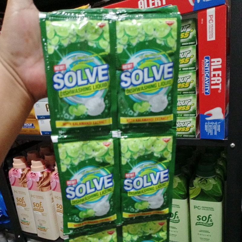 solve DISWASHING liquid sachet 30 ml per piece | Shopee Philippines