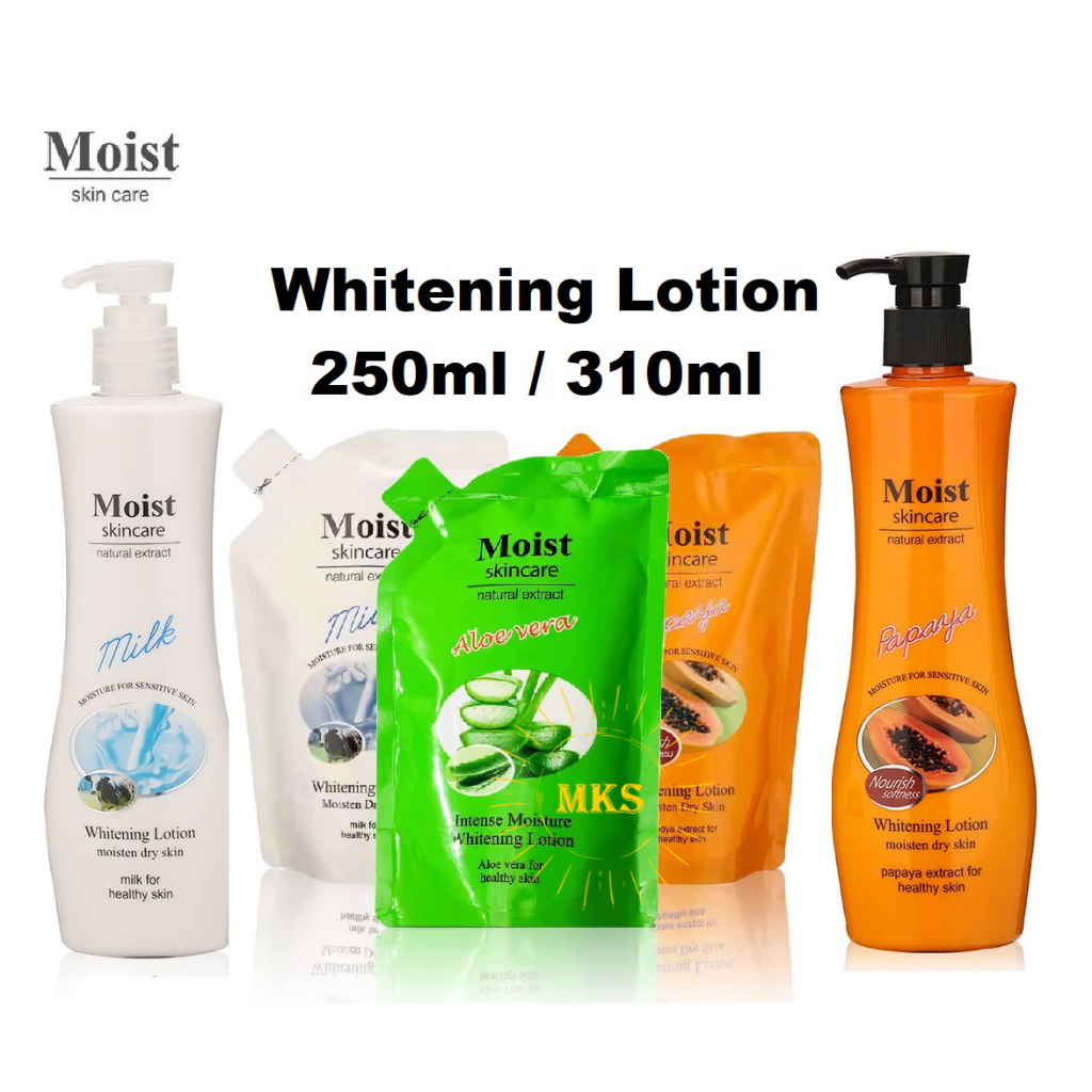 Moist Skincare Whitening Lotion Intense Moisture Moisten Dry Skin 250ml ...